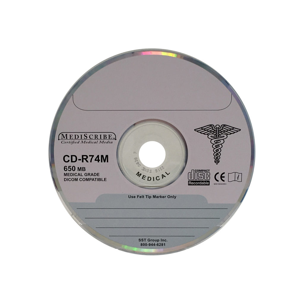 CD-R74 (650MB) MediScribe Medical Grade 50 pc Cake Box Printed - SST ...