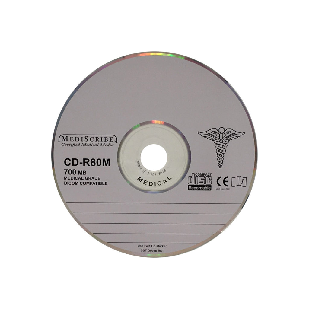CD-R80 (700MB) MediScribe Medical Grade 10 Pack Jewel Case Printed ...