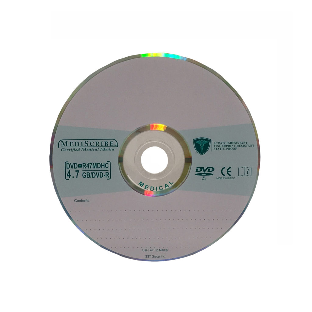 DVD-R 4.7GB MediScribe Medical Grade 10 Pack Jewel Case Printed - SST ...