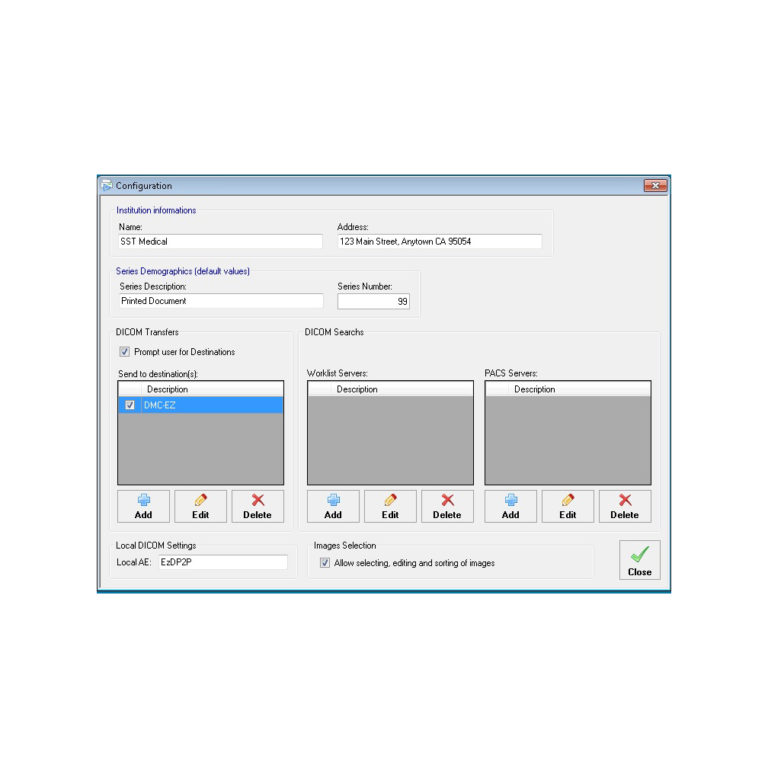 DMC-EZ DICOM Media Importer - SST Group Inc.