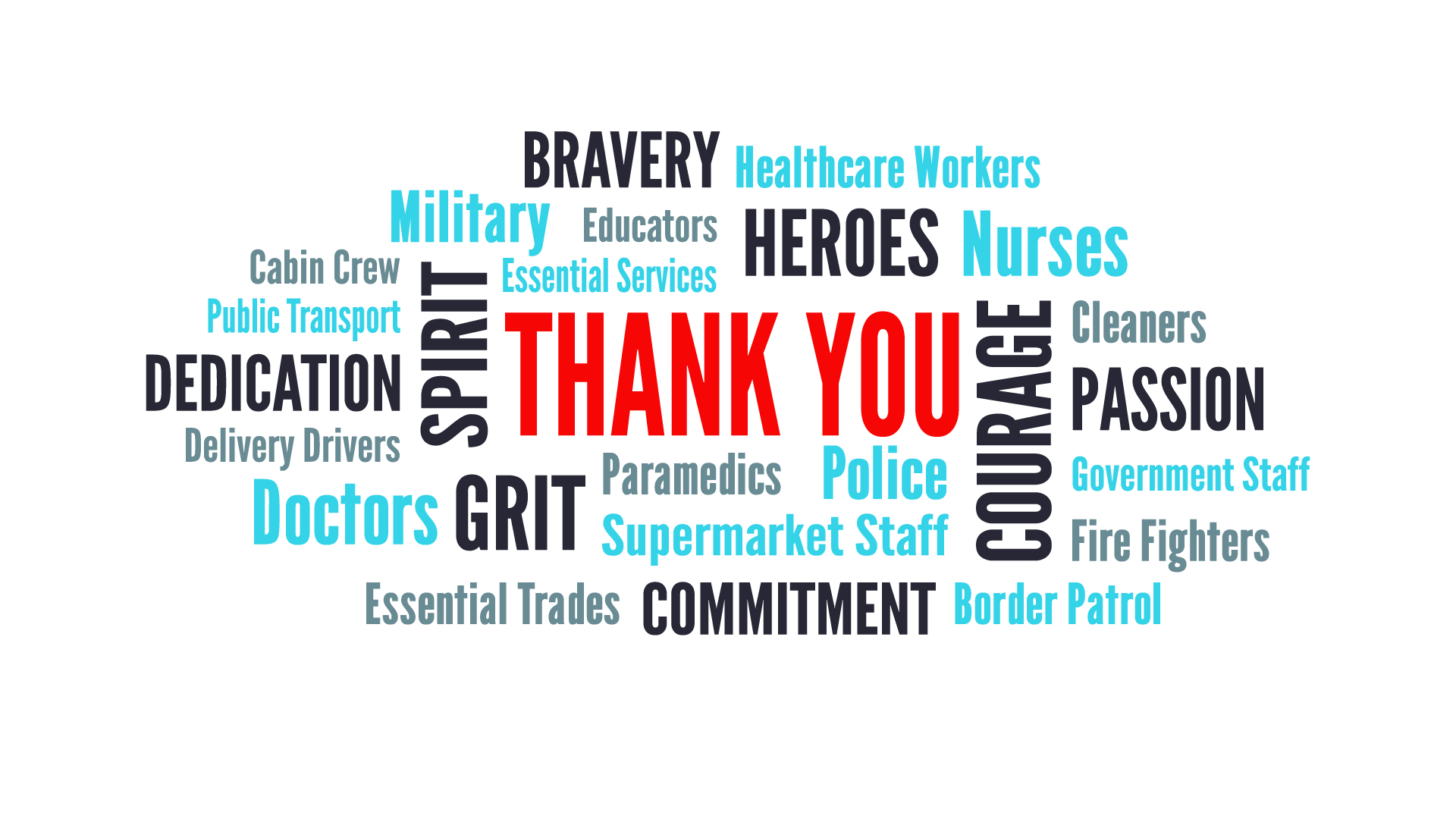 Thank You Front Line Workers